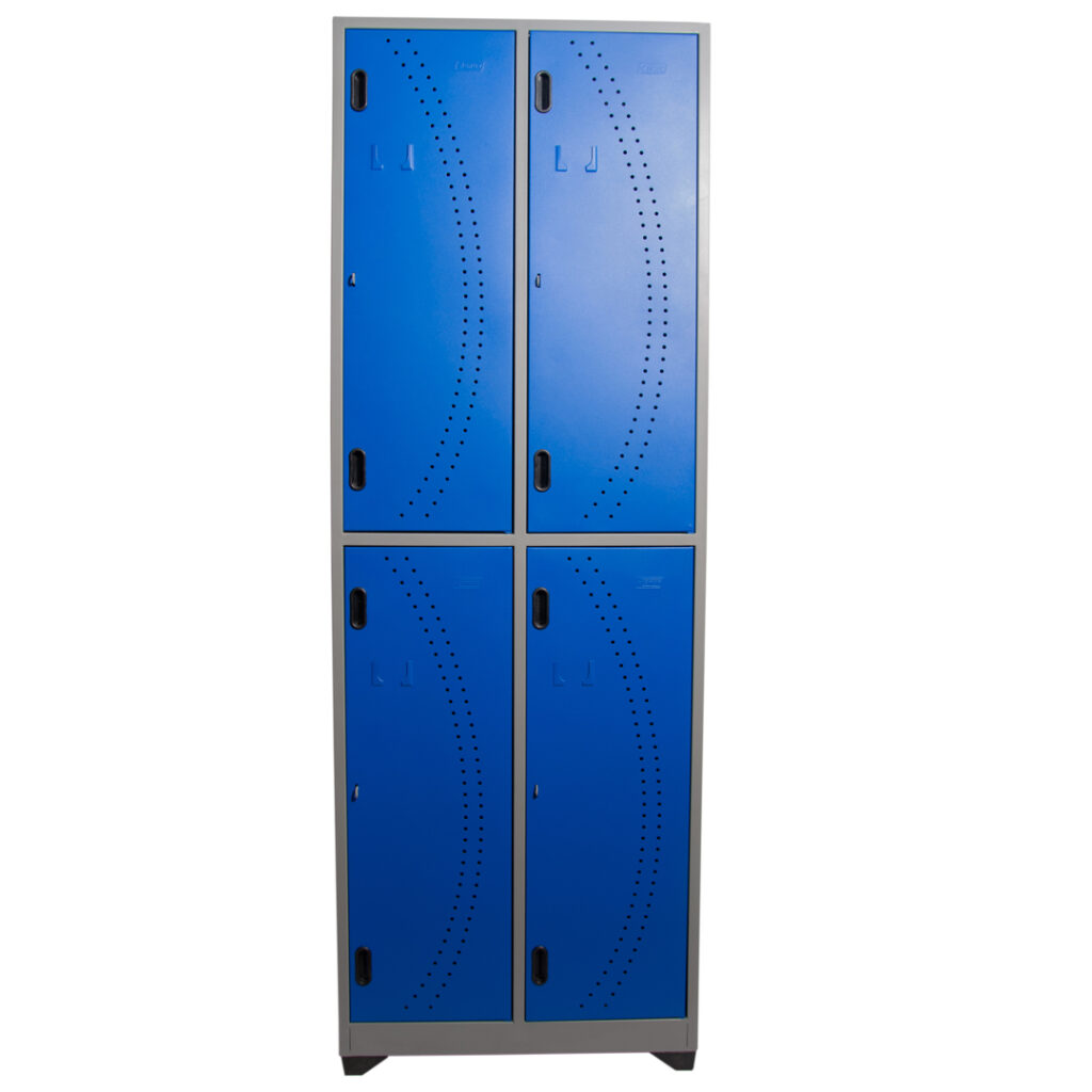 Locker de 4 puestos 180 x 63 x 30 cms - Industrias Cruz Hnos
